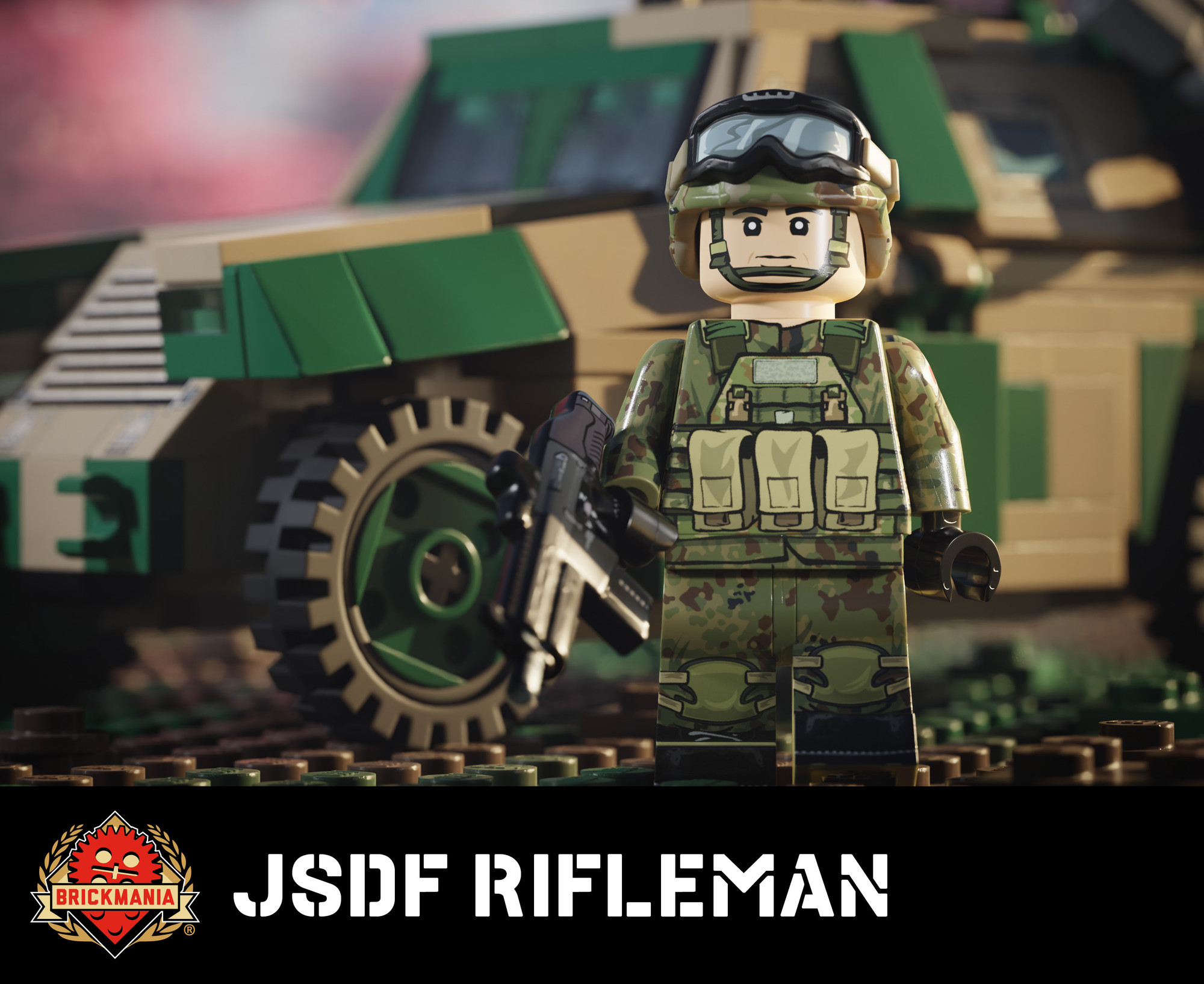 JSDF Rifleman with Perfect Caliber™ HOWA Type 20 BrickArms® HAC