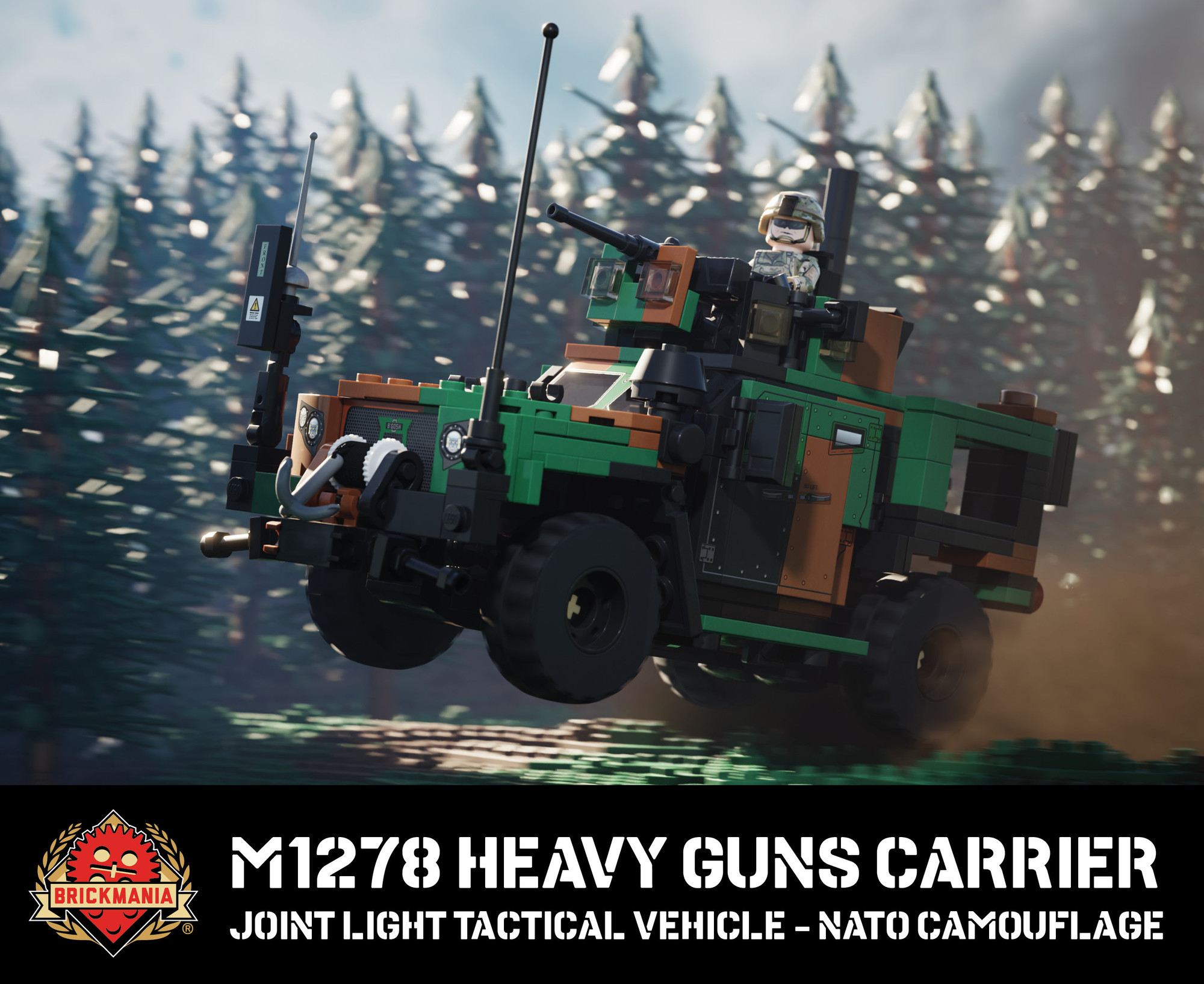 M1278 Heavy Guns Carrier JLTV - NATO Camouflage
