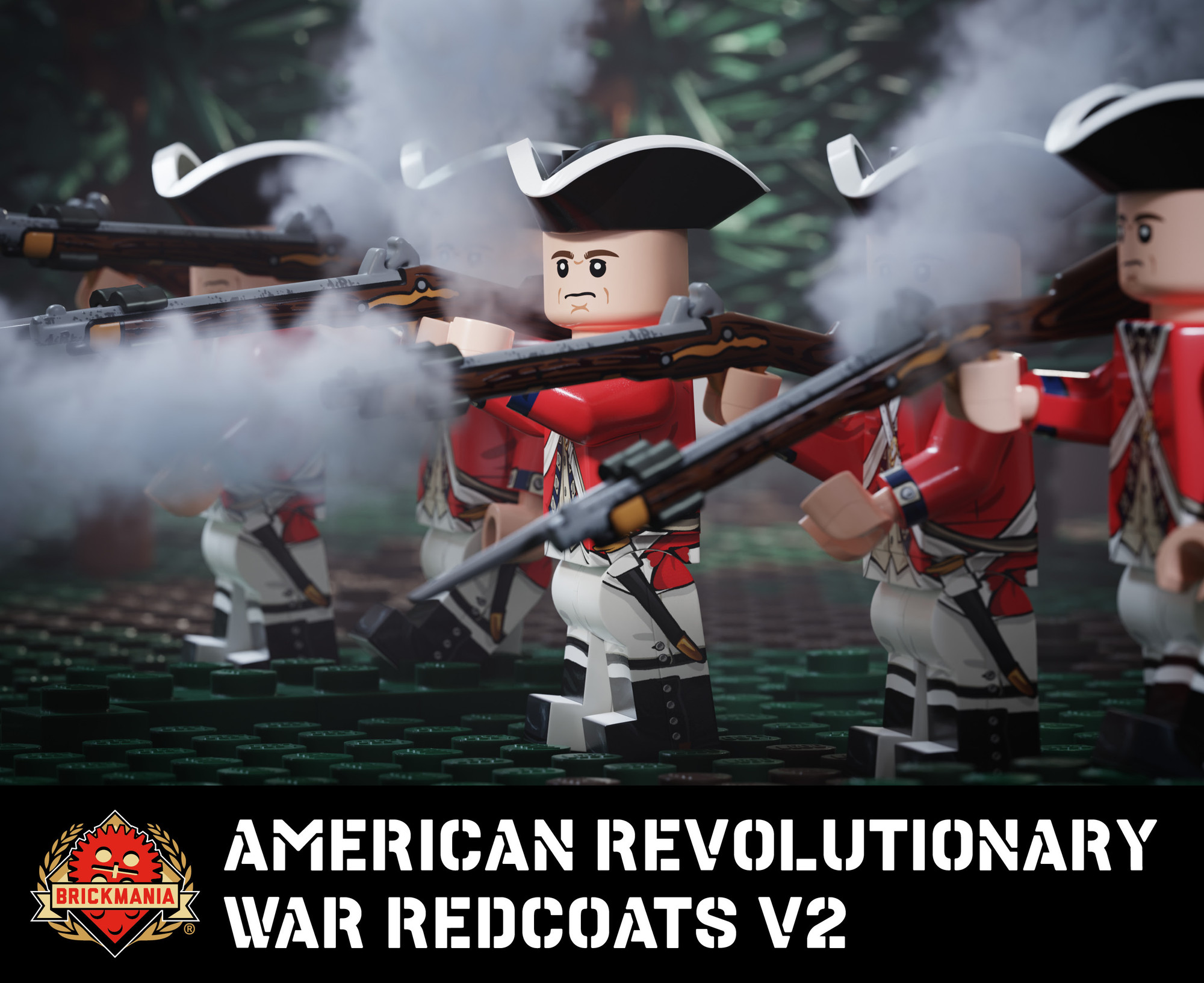American Revolutionary War Redcoat with Perfect Caliber™ BrickArms ...
