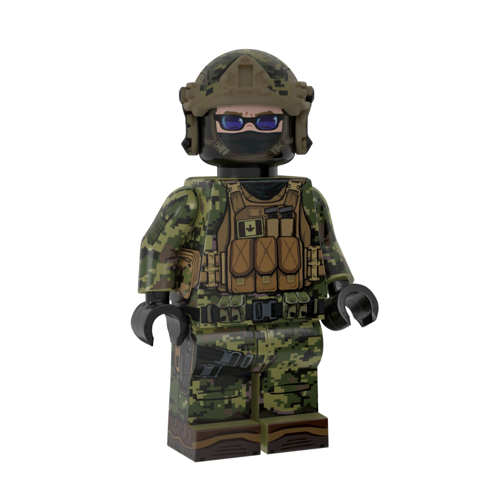 Canadian JTF-2 Special Forces Operator with Perfect Caliber™ BrickArms ...
