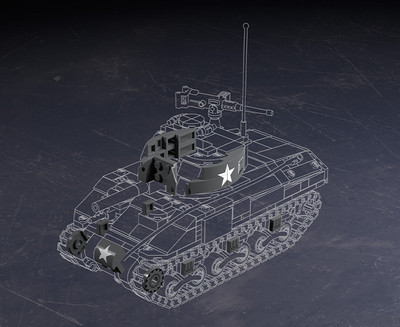 M1 Bulldozer - Pack for M4 Sherman - Brickmania Toys