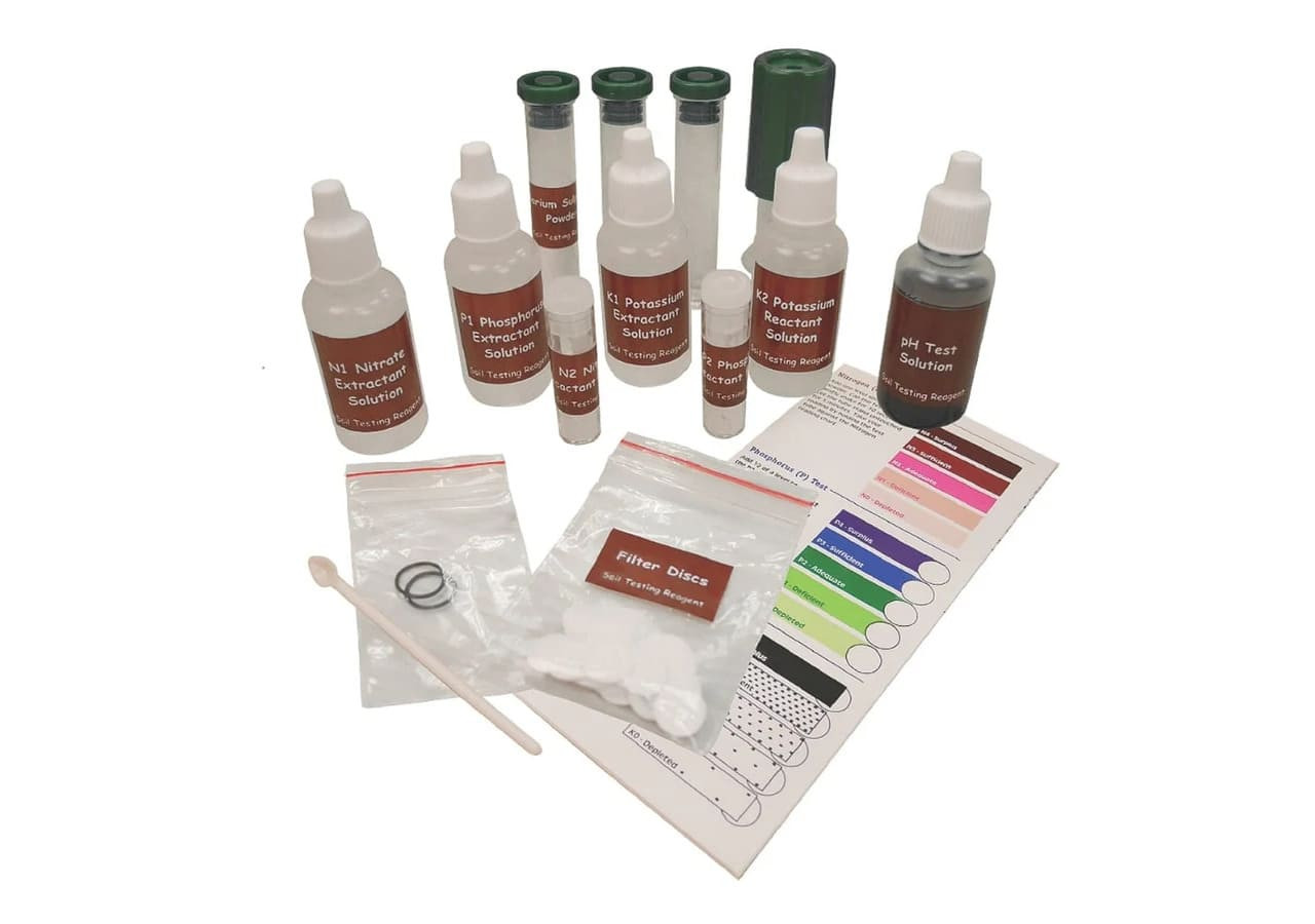 Super Soil Test Kit - Check pH & NPK For 60 Tests