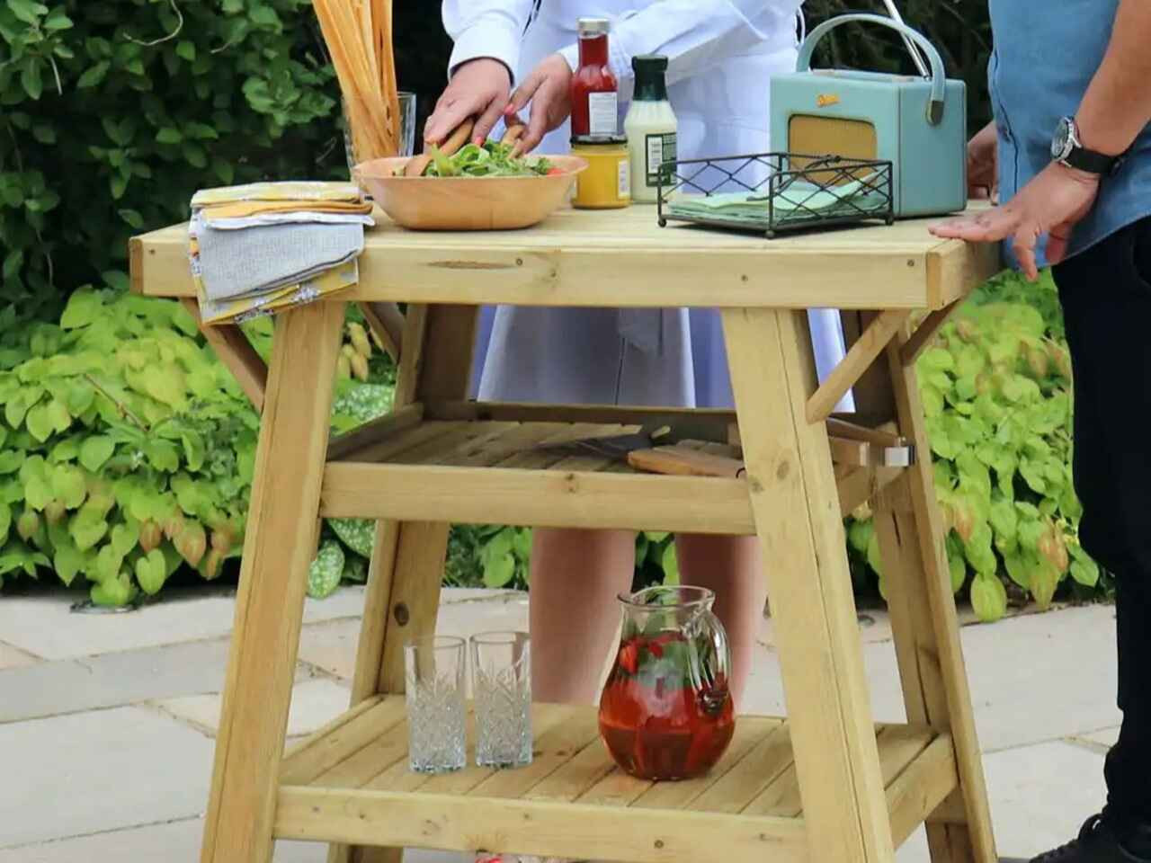 Barbeque Side Table