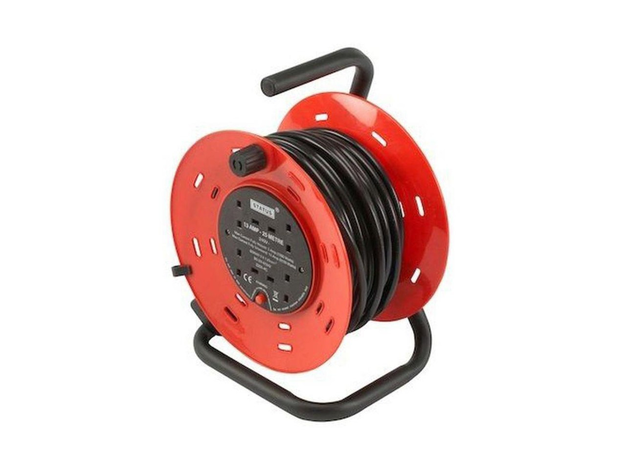 13 Amp 4 Socket Cable Extension Reel