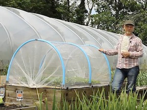 Mini Polytunnel DIY Kit With Mesh Net Cover