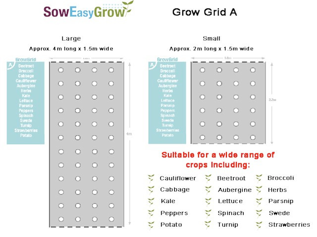 Weed Control Fabric - Gro Grid 'A' Planting Mat