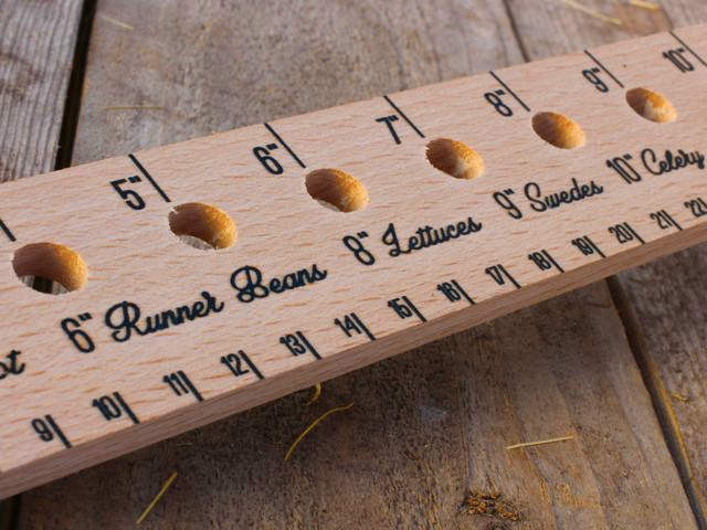 Plant & Seed Spacing Ruler - For Accurate Planting Distance