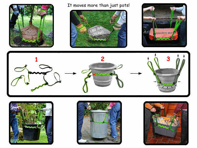 The New Pot Lifter for Lifting Large Pots Around The Garden