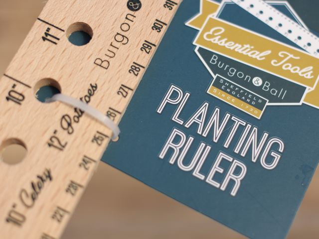 Plant & Seed Spacing Ruler - For Accurate Planting Distance