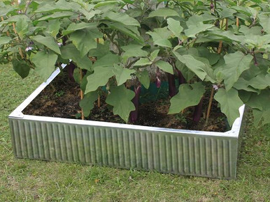 Square Galvanised Raised Garden Beds - Durable Planters