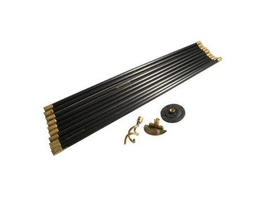 Drain Rods set with 3 attachments