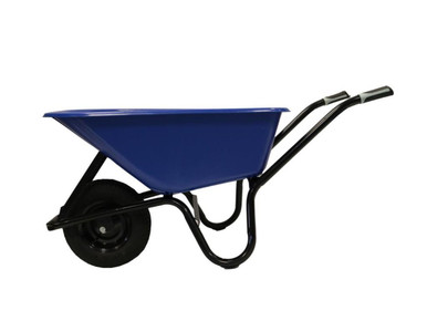 Plastic Blue Wheelbarrow - 100 litre
