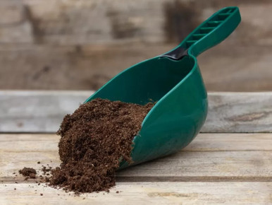 Green Nylon Compost Scoop