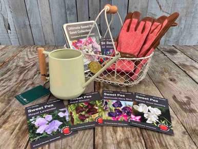 Sweet Pea Collection - with basket, gloves and watering can