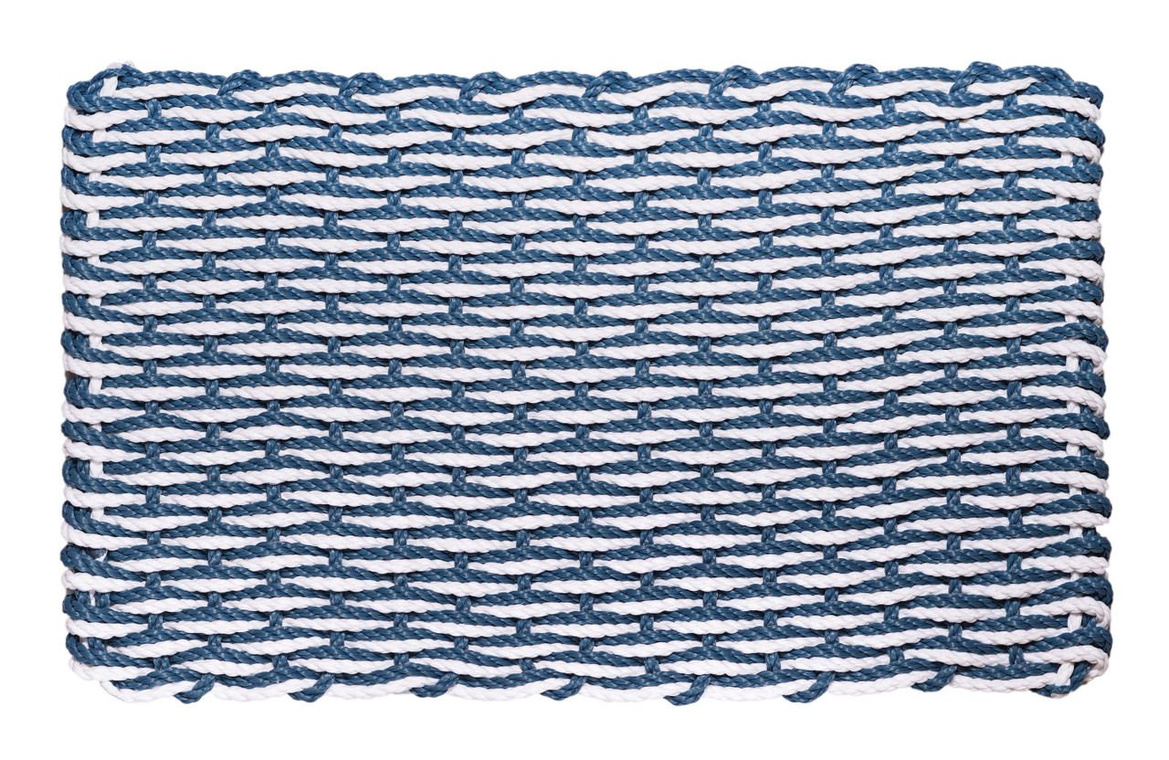 Federal Blue & White Wave - Cape Cod Doormats