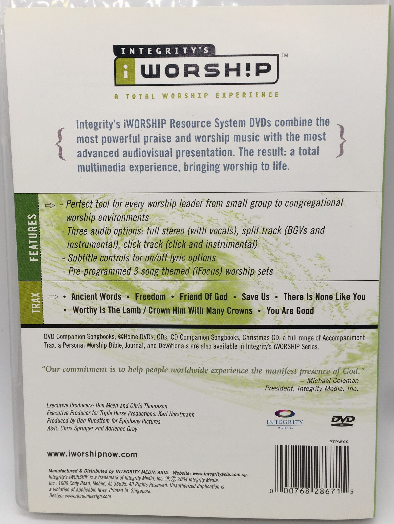 INTEGRITY'S i WORSHIP TOTAL WORSHIP EXPERIENCE. Volume J