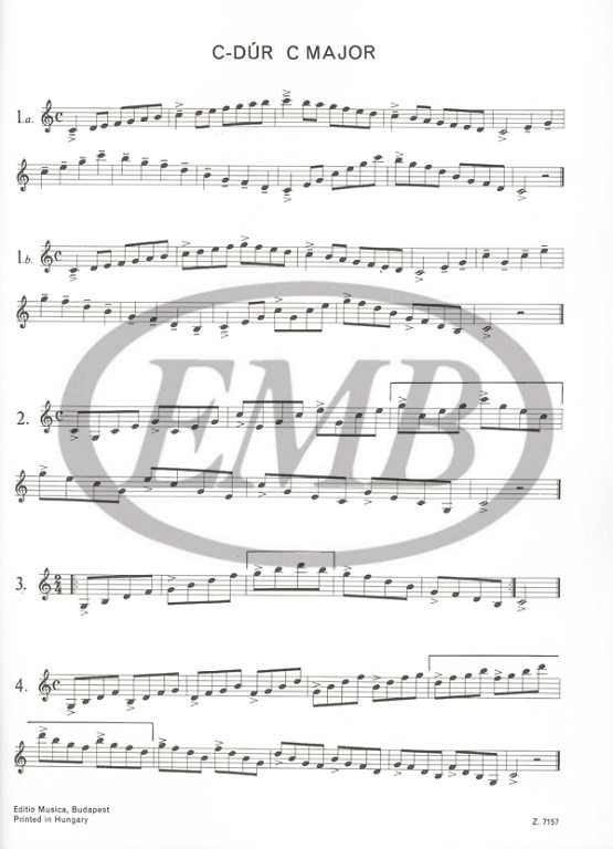 Rudolf Borst: Scale Exercises for Trumpet | EMB 7157