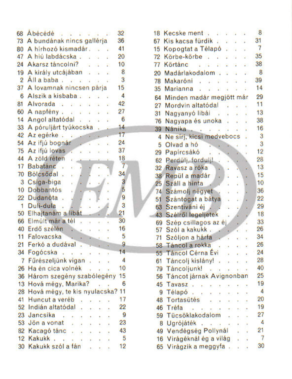 Musical Childworld Accordion Score - Gábor Vas (1975)
