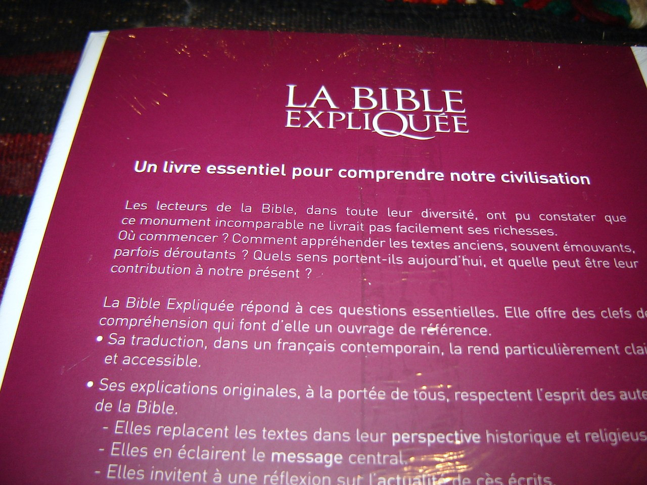 The Explained Bible for French-Speaking Catholics