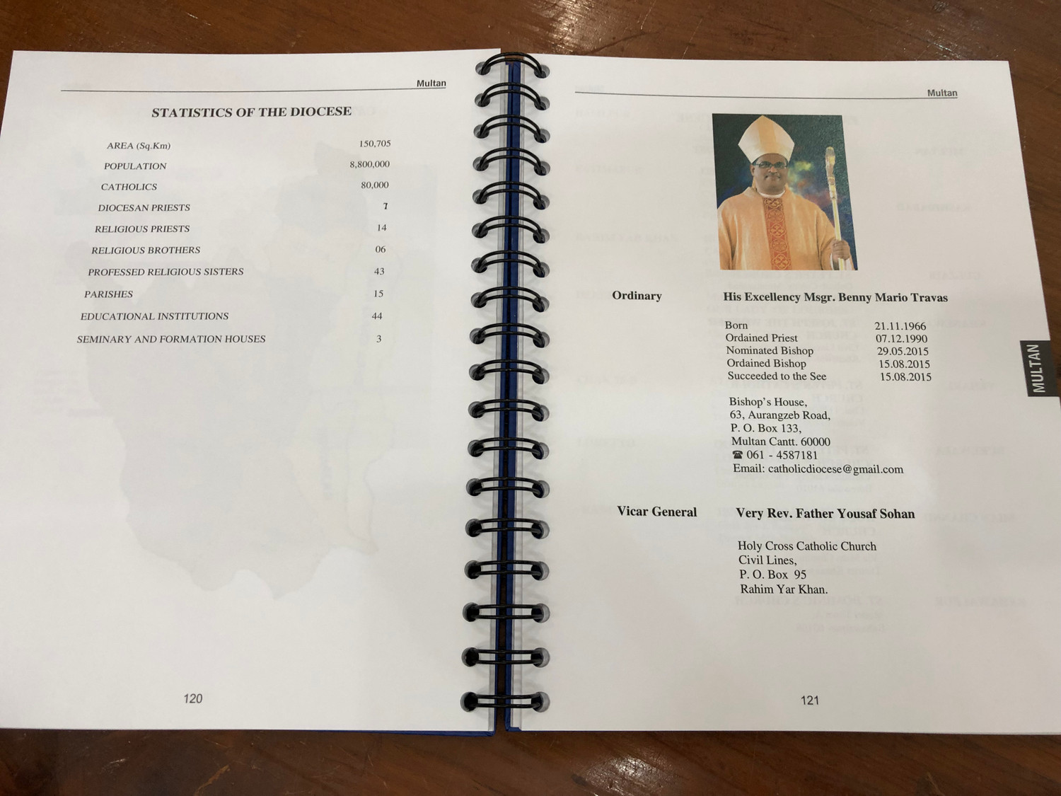 The Catholic Church in Pakistan - Directory 2018