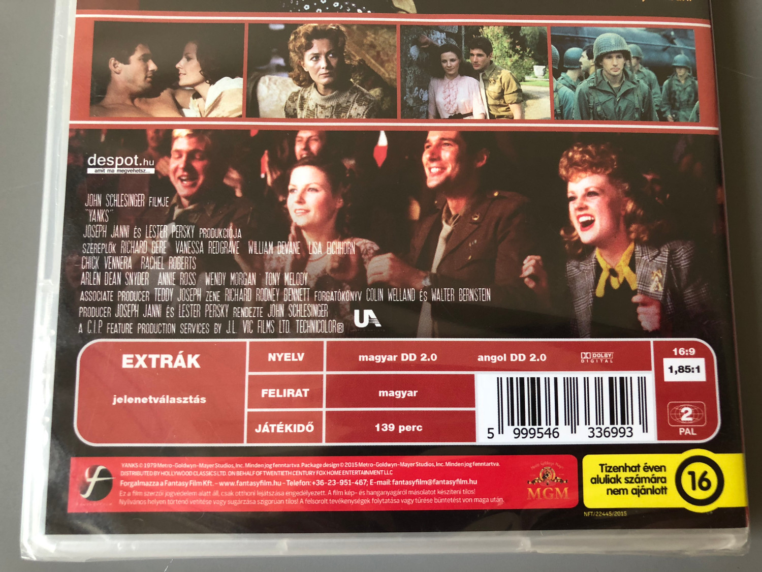 Yanks DVD 1979 Jenkik / Directed by John Schlesinger / Starring ...
