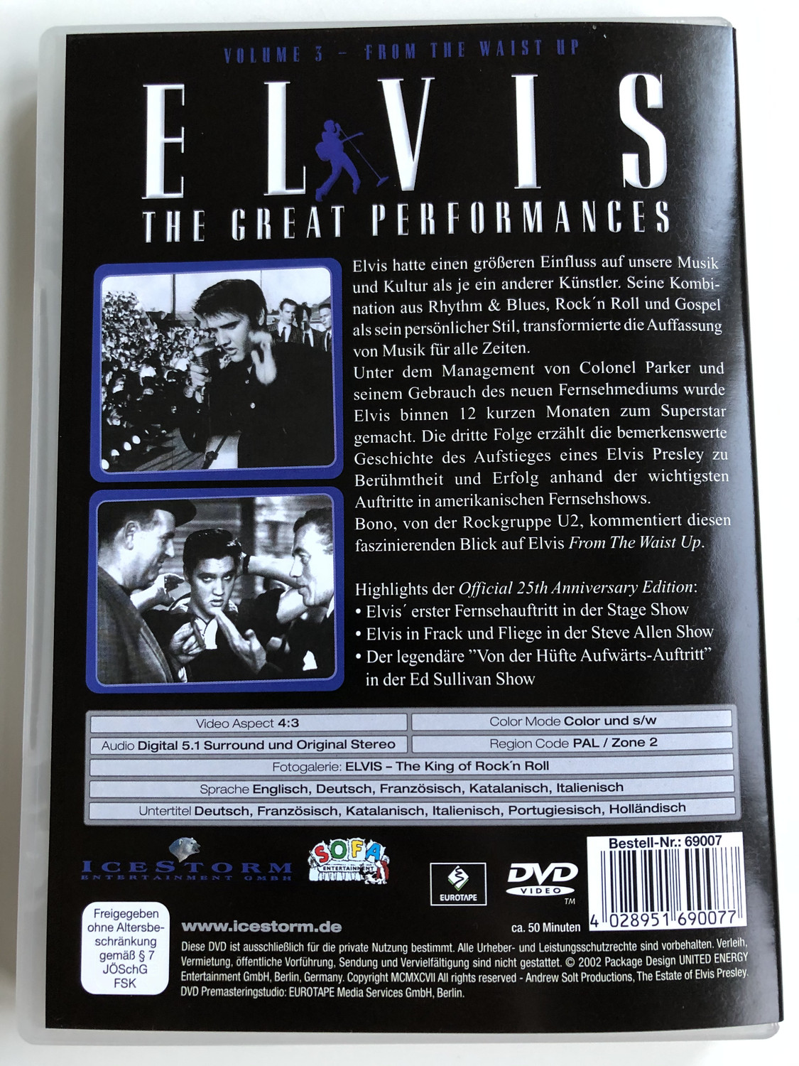Elvis - The Great Performances DVD / Volume 3 - From the Waist up ...