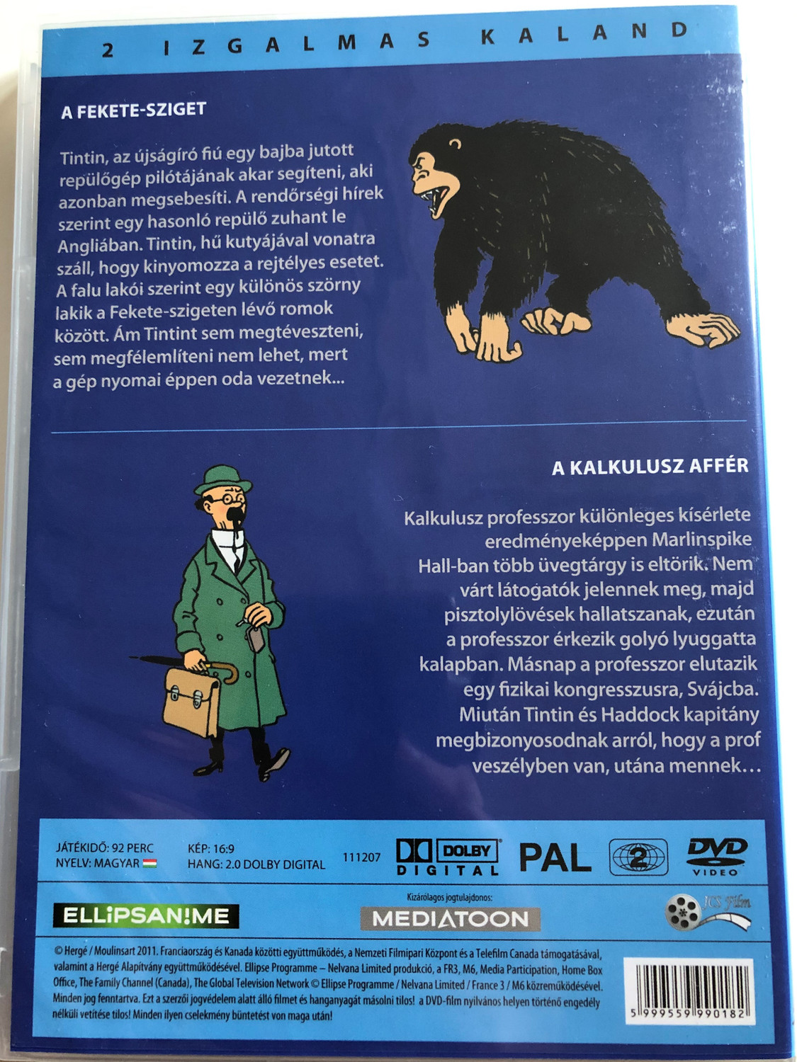 The Adventures of Tintin - Disc 3 DVD (1991)