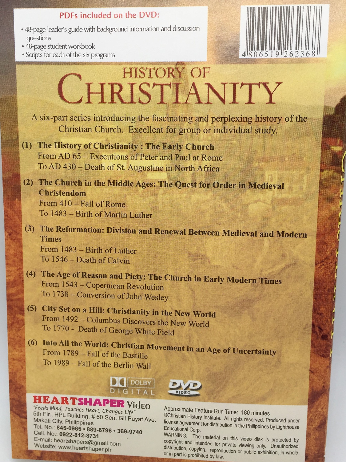 History of Christianity (2013) A six-part Overview of the 2000 Year ...