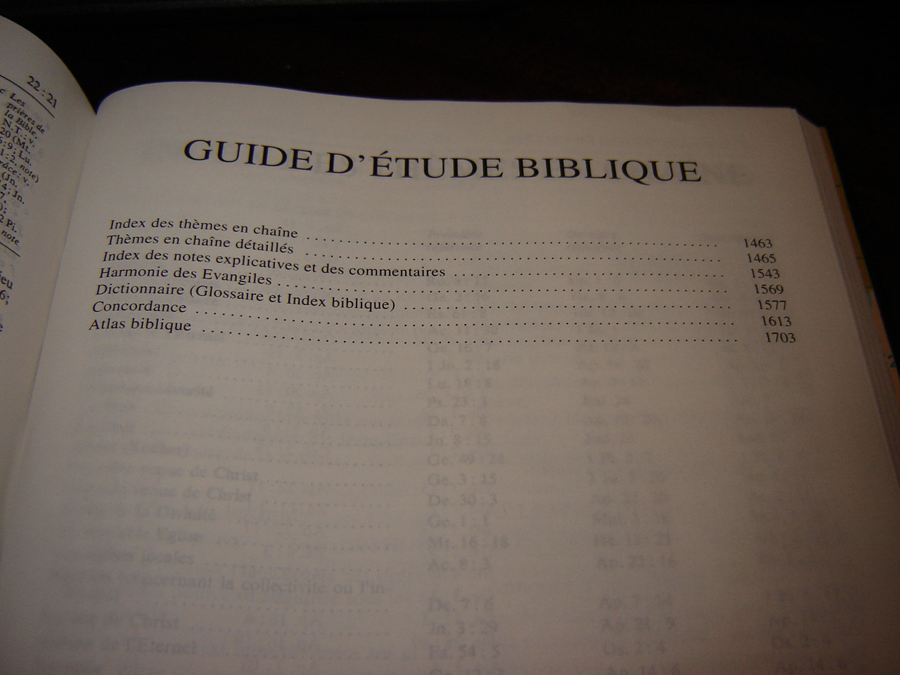 French Scofield Study Bible - La Sainte Bible avec Commentaires