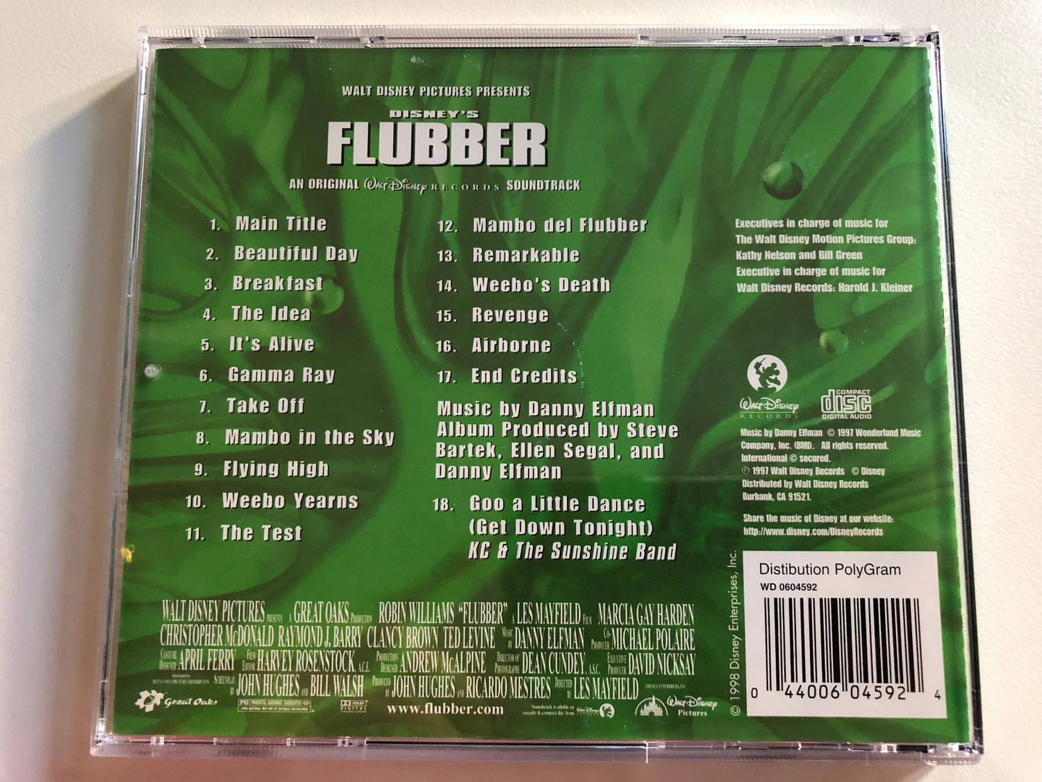 Disney's Flubber - Music By Danny Elfman (An Original Walt Disney ...