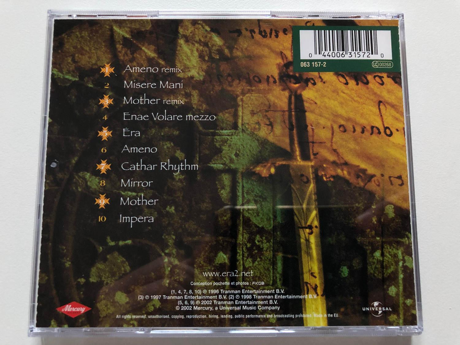 Era - Era / Mercury Universal CD Audio 2002 - Bible in My Language