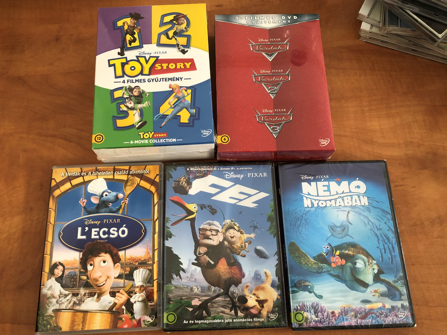 Special Disney DVD selection from Hungary: Toy Story 1, 2. 3, 4 / Cars ...