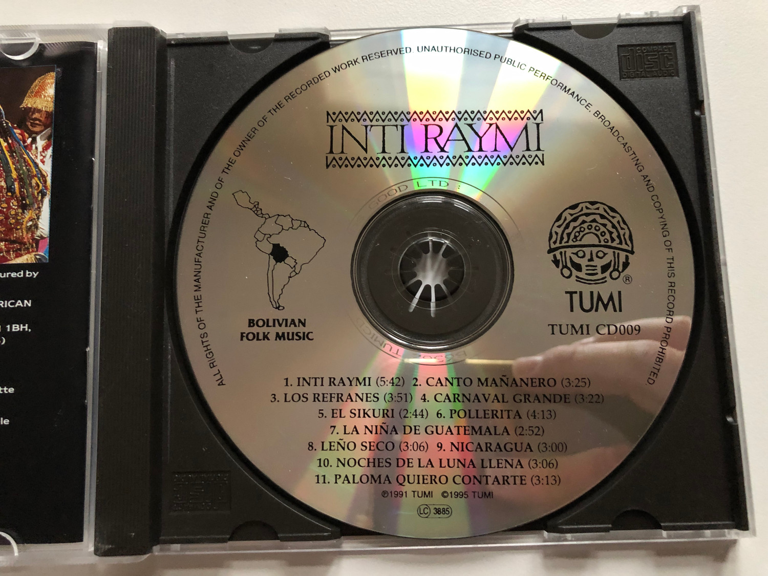 Inti Raymi / Tumi Music Audio CD 1991 / TUMI CD009 - Bible in My Language