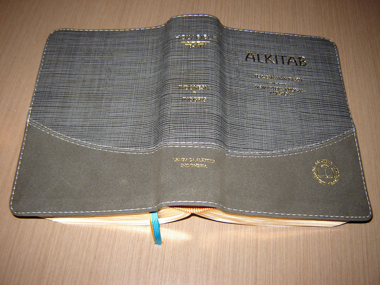 ALKITAB-ENGLISH BIBLE / NIV / GRAY DUO TONE