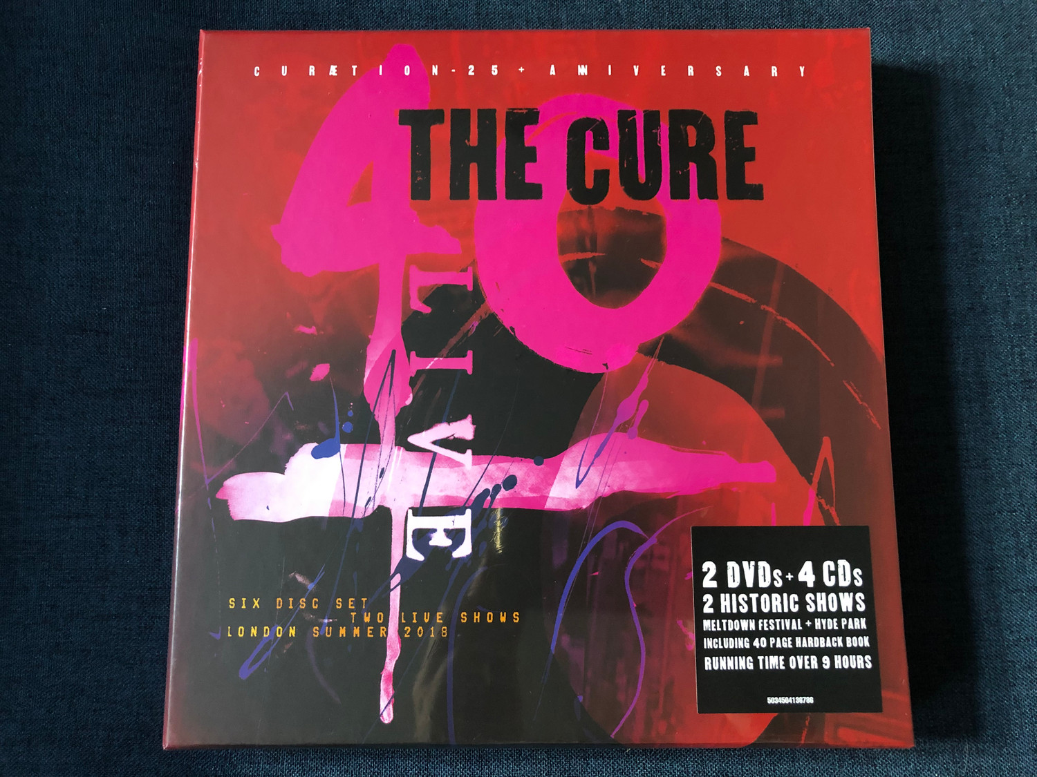 The Cure – 40 Live (Curætion-25 + Anniversary) / Six Disc Set, Two Live ...