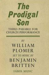 Britten, Benjamin: Prodigal Son, The (libretto) / Faber Music - Bible ...