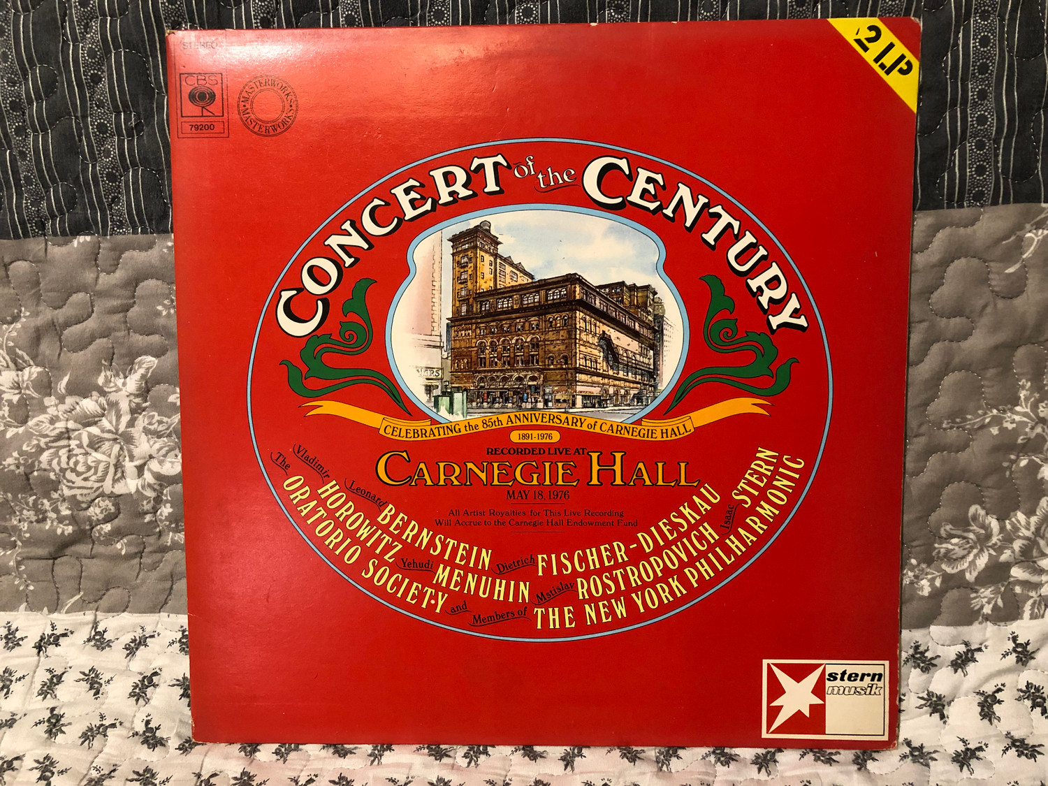 Concert Of The Century / CBS Masterworks /1976 LP VINYL 79200 - Bible ...