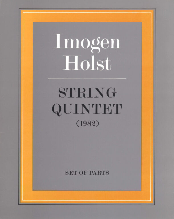 Imogen Holst – String Quintet (Parts) | Faber Music