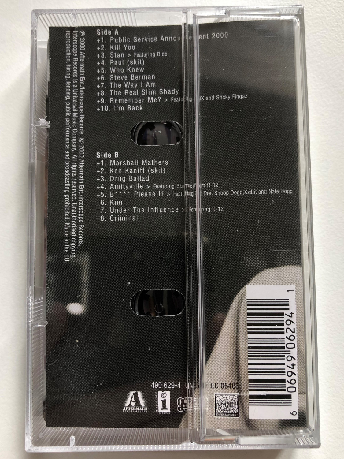 Eminem – The Marshall Mathers LP / Aftermath Entertainment Audio ...