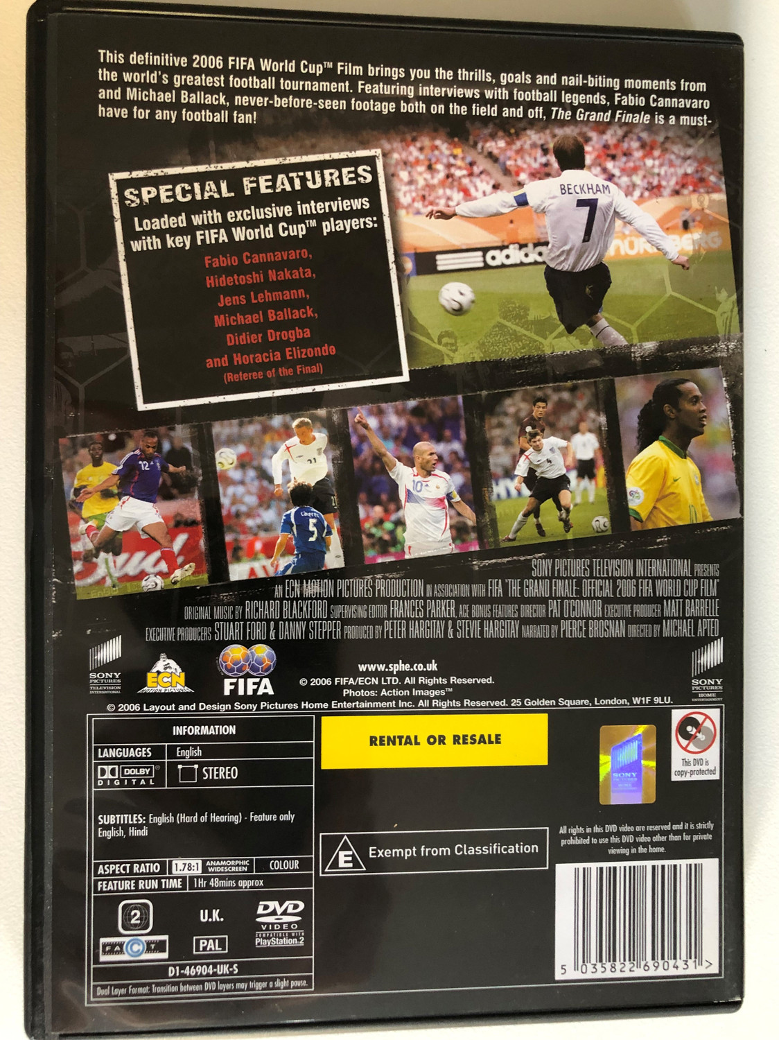 Fifa: The 2006 Fifa World Cup Film - The Grand Finale / DVD - Bible in ...