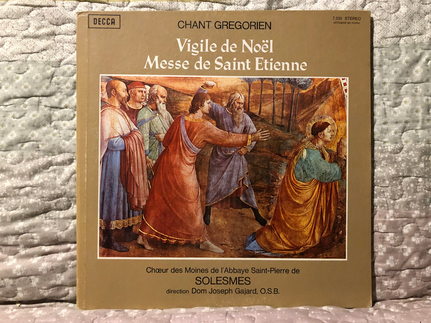 Chant Gregorien - Vigile De Noël; Messe De Saint Etienne / Chœur Des ...