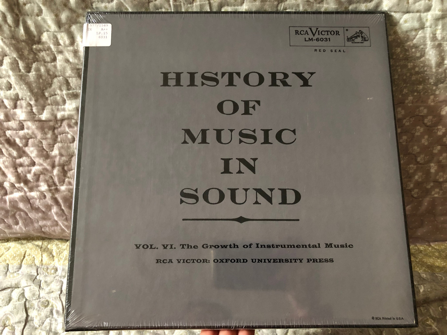 History Of Music In Sound – Vol. VI. The Growth of Instrumental Music ...