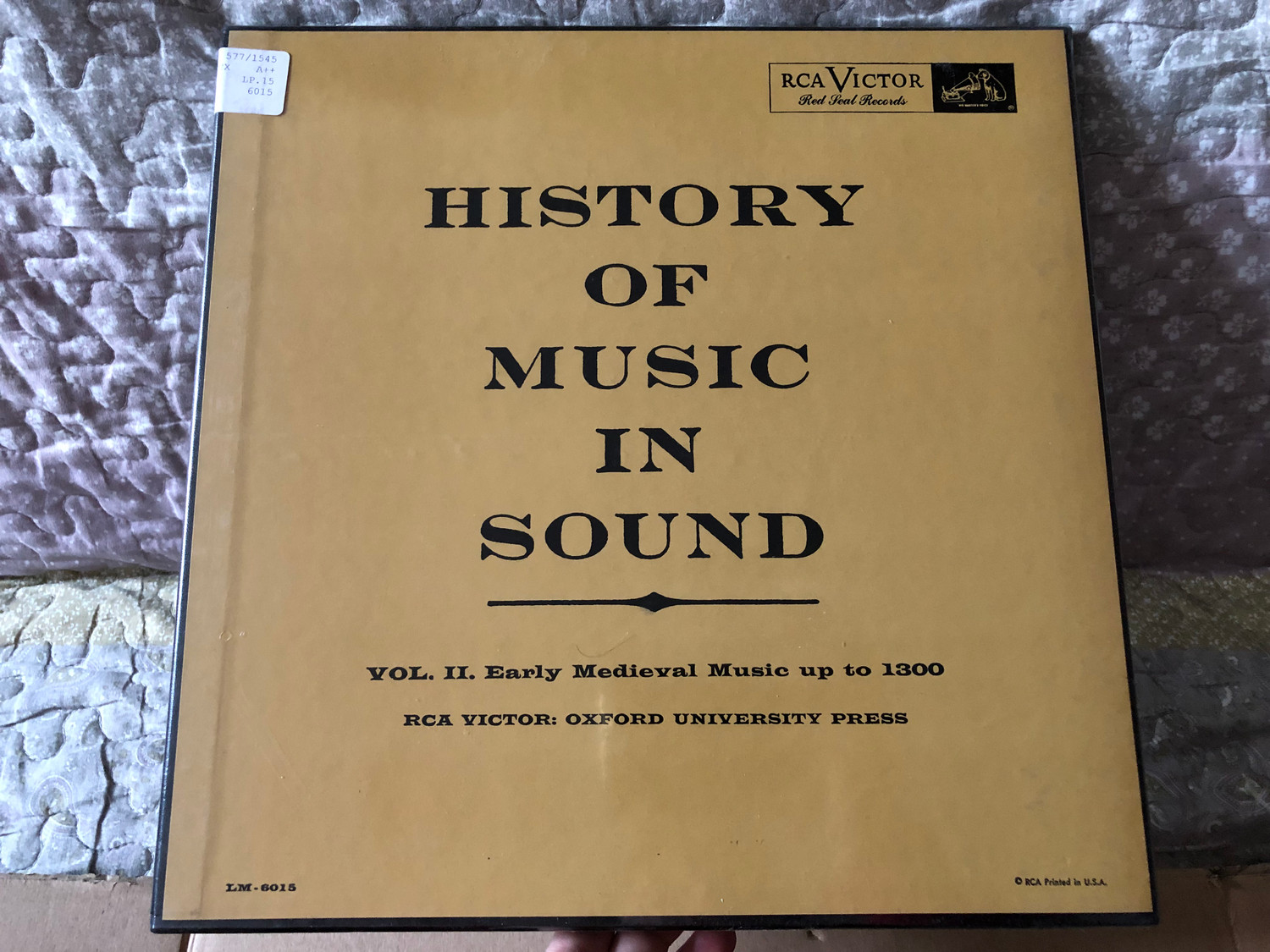 History Of Music In Sound - Volume II. Early Medieval Music Up To 1300 ...