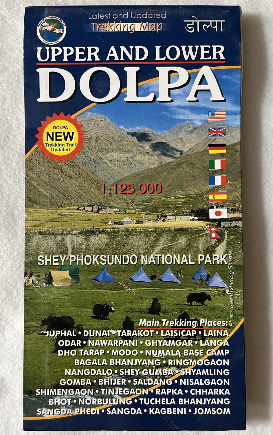 Upper and Lower Dolpa Trekking Map | Shey Phoksundo