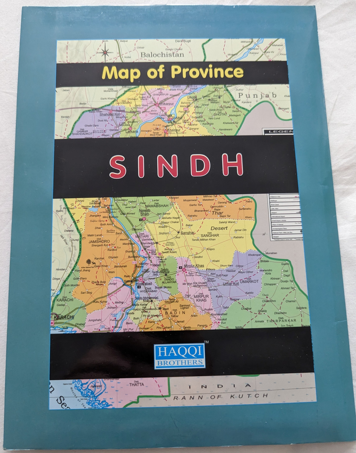 Map Of Province Sindh Pakistan / HAQQI BROTHERS / Map - Bible in My ...