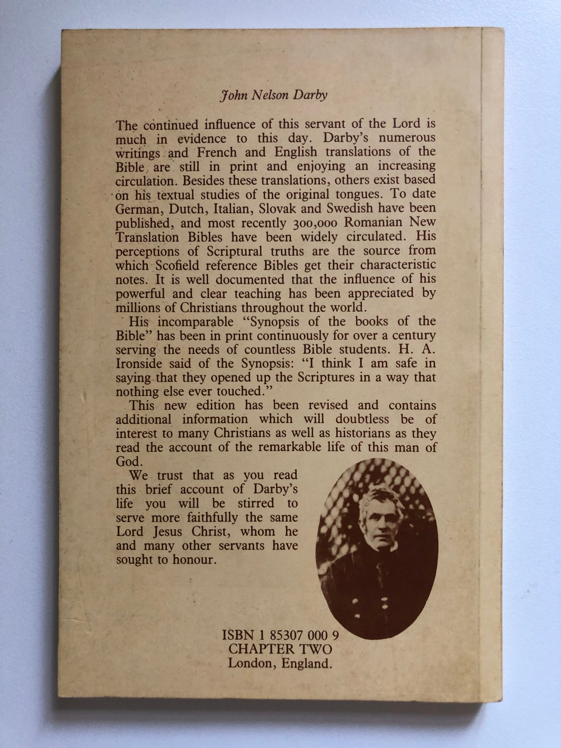 John Nelson Darby: A Biography by W.G. Turner
