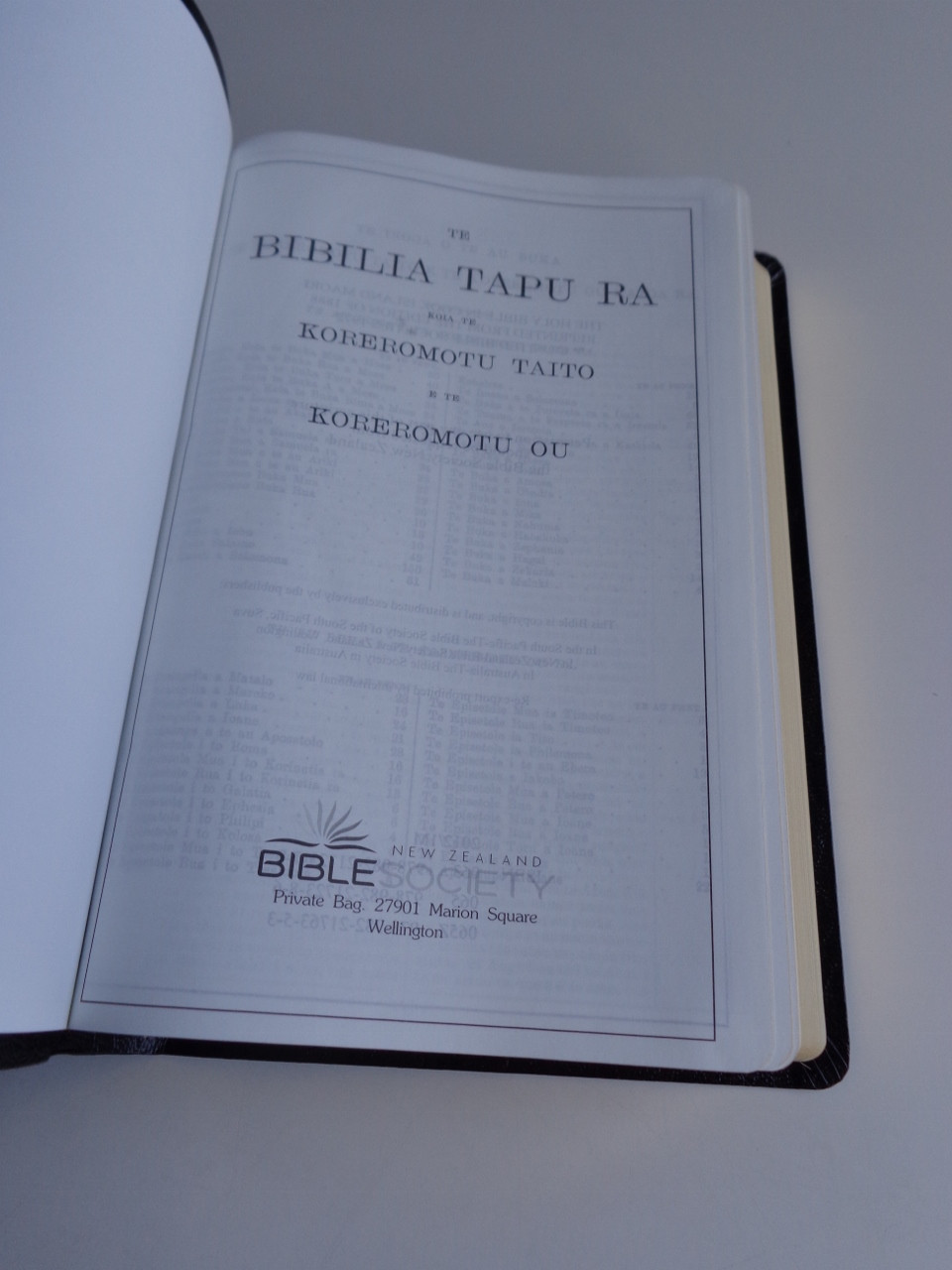 Cook Island Maori Language Bible 065 Rarotongan / Reprinted from 1888 ...