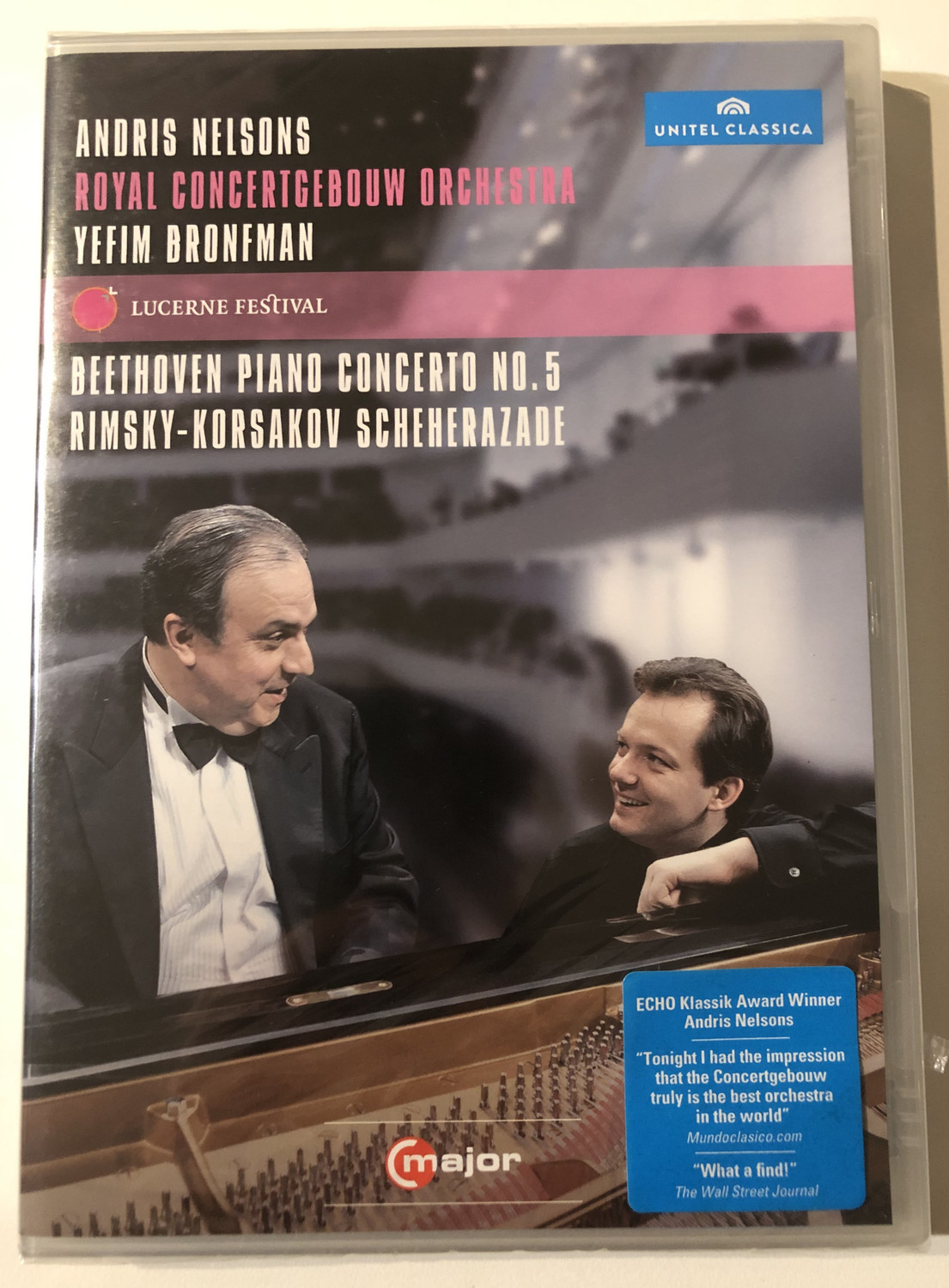 ANDRIS NELSONS - ROYAL CONCERTGEBOUW ORCHESTRA / YEFIM BRONFMAN / LUCERNE FESTIVAL/ BEETHOVEN ...