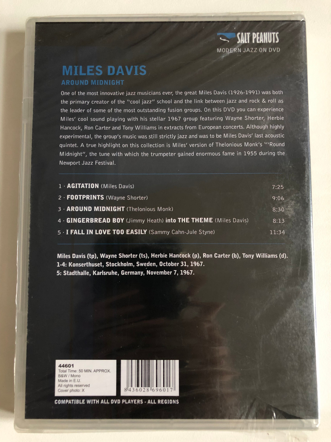Miles Davis Around Midnight DVD - Modern Jazz Classics