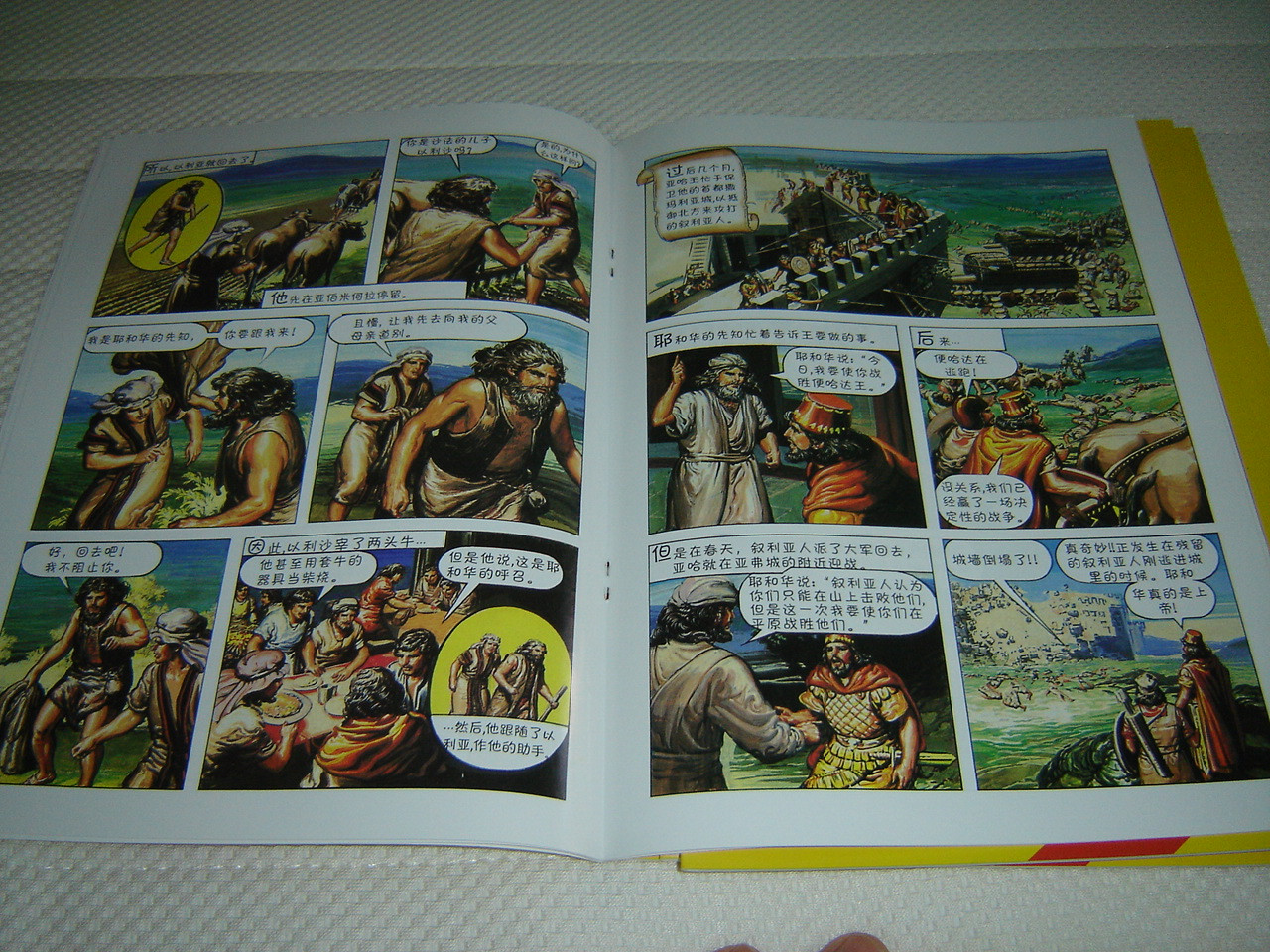 The Life of Elijah - Simplified Chinese Bible Comic Book